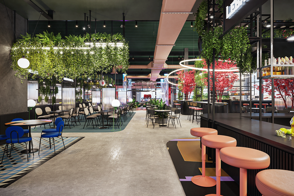 A new concept space – a food hall – to be created in “Galerija Centrs ...