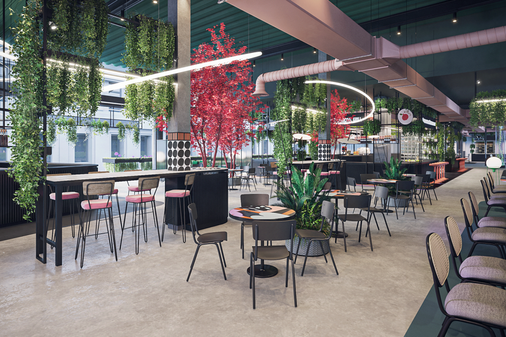 A new concept space – a food hall – to be created in “Galerija Centrs ...